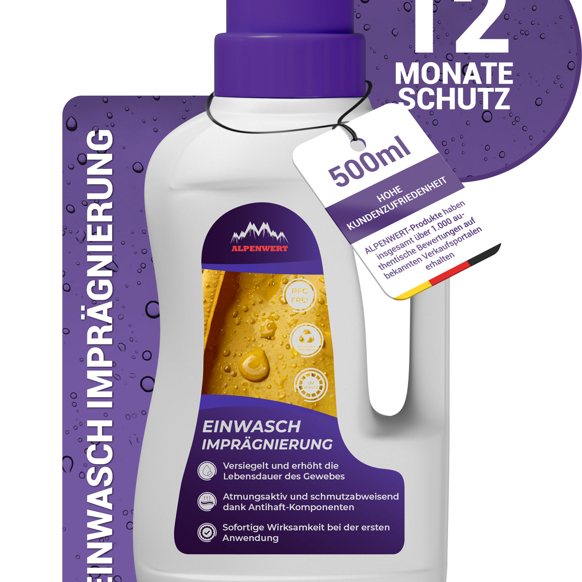Imprägnier Waschmittel | Einwaschbar & effektiv – Alpenwert – ALPENWERT