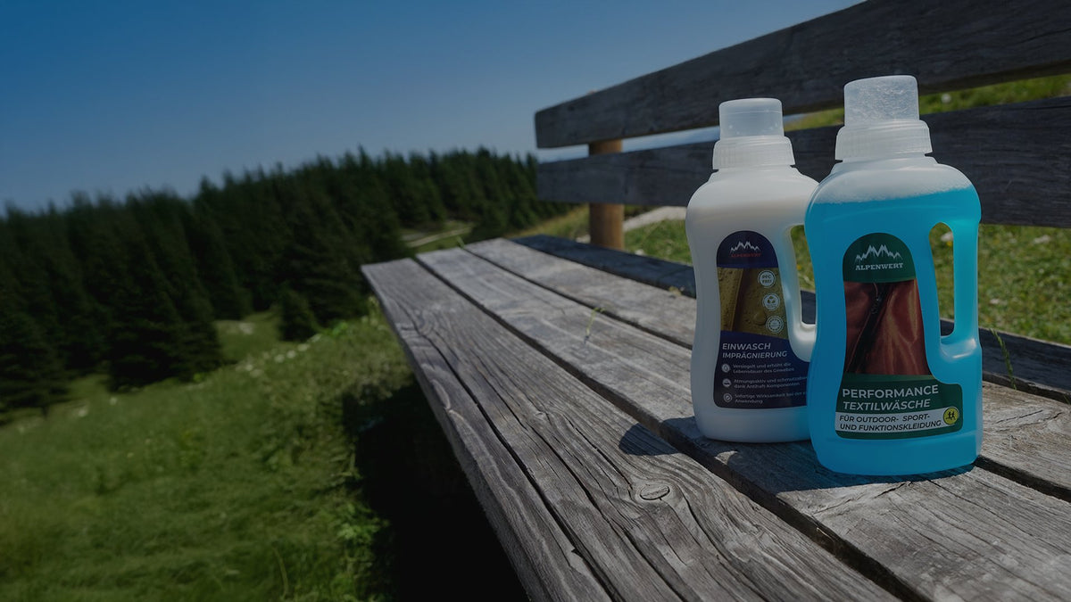 Pflegeprodukte für Outdoor | Waschen & Imprägnieren – Alpenwert – ALPENWERT